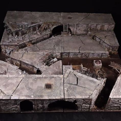Modular Mordheim Table Warhammer Terrain Wargaming Terrain Wargaming Table
