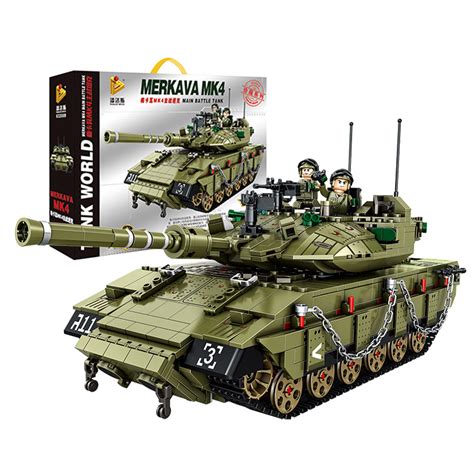 Конструктор 632009 Panlos Brick Основной боевой танк Меркава МК4 купить ...