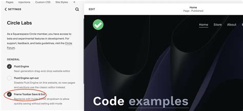 Quick Save In Squarespace Keep Edits Saved While Editing