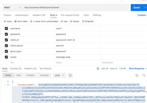 How To Generate Token Using Postman · Issue 4 · Basit Mahmoodspring Authorization Server