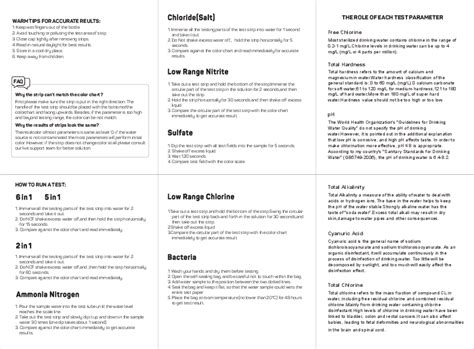 Water Testing Kit For Drinking Water User Guide And Tips 51 Characters