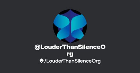 LouderThanSilenceOrg - Listen on YouTube, Spotify - Linktree
