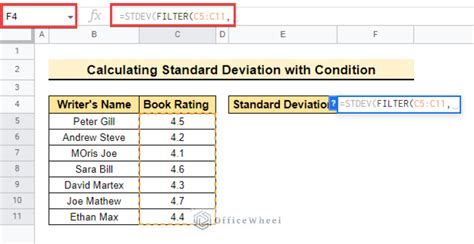 How To Calculate Standard Deviation In Google Sheets