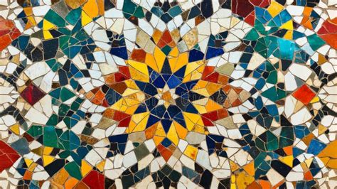 Colorful Mosaic Tile Pattern Abstract Design Stock Illustration Illustration Of Irregular