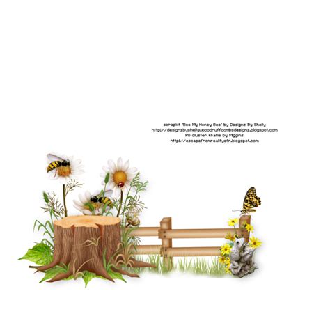 Escape From Reality Blog Pu Cluster Frames Bee My Honey Bee Dbs