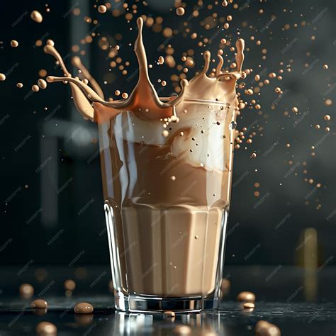 Photorealistic Image Of A Clear Drinking Glass With A Straightsided Hexagonal Base Filled With