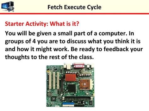 Fetch Execute Cycle Ppt Operating Systems Computer Software And Applications