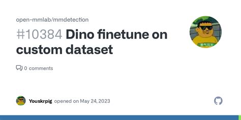 dino finetune on custom dataset · issue 10384 · open mmlab mmdetection