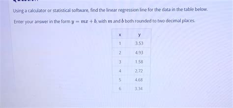 Solved Using A Calculator Or Statistical Software Find The