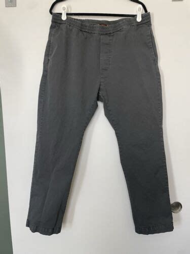 Barena Italy Grey Gray Bativoga Trousers Pants Draw String Pull On Eu52