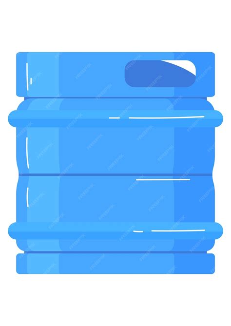 premium vector empty container use canister isolated on white