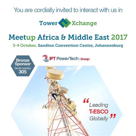 Ipt Powertech Group On Linkedin Ipt Powertech Group Is Sponsoring Meet Up Africa And Middle