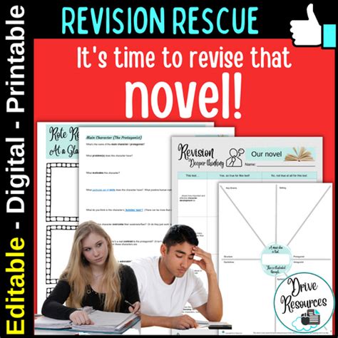 Text Revision The Novel Drive Resources