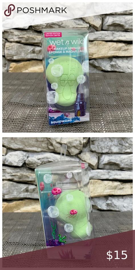 New Spongebob Wet N Wild Nautical Nonsense Squidward Streak Free Blending Sponge Blending