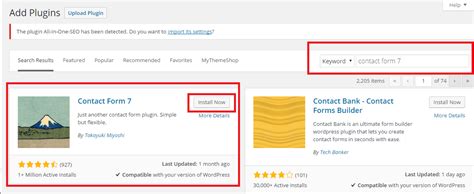 Add Contact Form In Wordpress Using Contact Form 7 Plugin