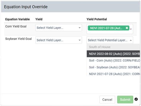 Fertility Analysis Equation Input Override Fieldalytics Help