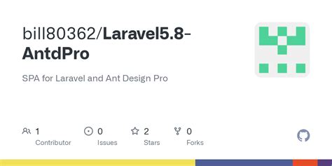 github bill80362 laravel5 8 antdpro spa for laravel and ant design pro
