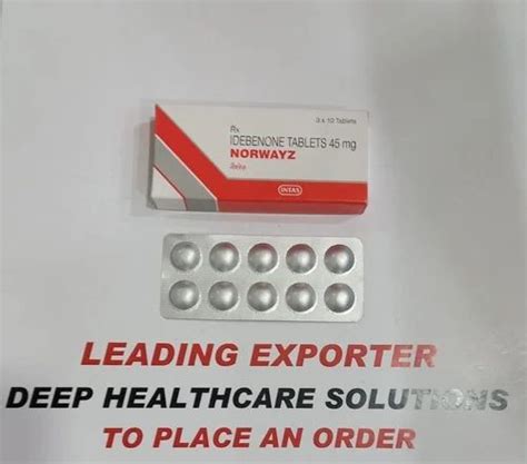 Idebenone 45 Mg Tablets 310 At ₹ 100pack In Nagpur Id 2850357183012