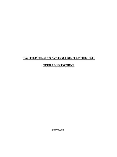 pdf tactile sensing system using neural system dokumen tips