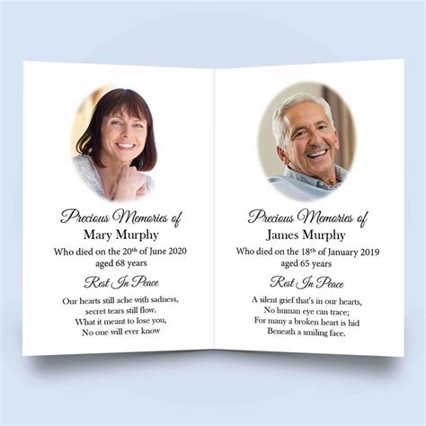 Free Custom And Bespoke Memorial Card Design Dublin And Ireland