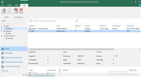 Creating A Backup Job Nutanix Ahv With Veeam