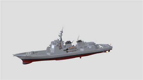 Js Atago Ddg 177 Download Free 3d Model By Sb 129 Hrd4588