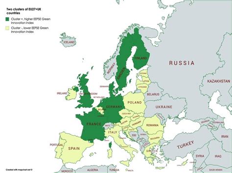 The Eu Countries Plus Uk Divided Into Cl Cl Clusters Of A Five Factor