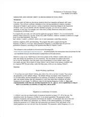 Understanding Migration And Genetic Drift In Evolutionary Change Course Hero