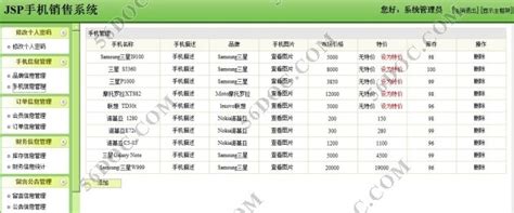 jsp网上手机销售管理系统 javaweb 56设计资料网