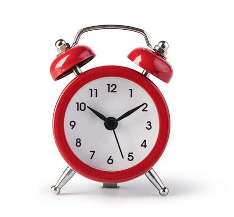Premium Photo Red Alarm Clock