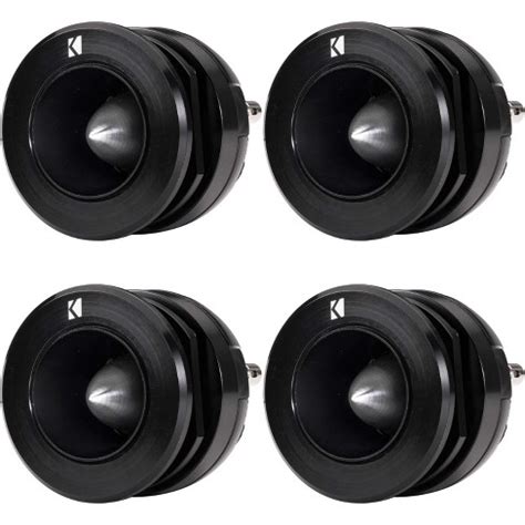 Kicker St-series Pa St4tw 1.5" Bullet Tweeter Bundle ( 4 Tweeters ...
