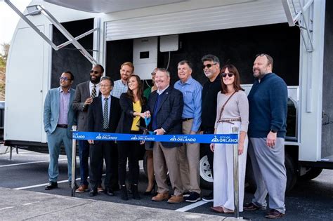 Ucf Researchers City Of Orlando Unveil Inaugural Mobile Resilience Hub
