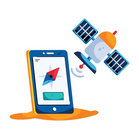 Trendy Mobile Compass 26138652 Vector Art At Vecteezy