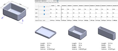 Example Of Variations Generated By Parametric Optimization In Solidworks Download Scientific