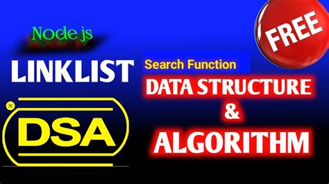 Efficient Dsa Search Functions Explained Using Nodejs Algorithmic Search Methods Youtube