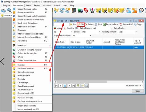 Correction Invoice Instruction Manual