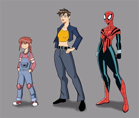 Pin De Sprite Gel Em Spider Girl Mayday Parker Super Herói Herói