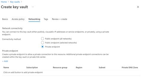 Integrate Key Vault With Azure Private Link Microsoft Learn