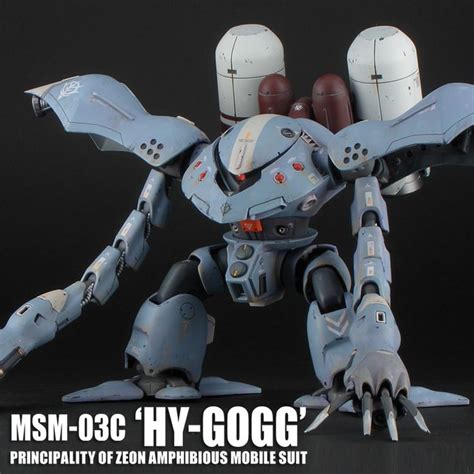 Hguc 1 144 Hy Gogg Remodeled Build By Sat Custom Gundam Gundam