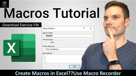 Session144 How To Create Macros In Excel Tutorial Record Macro