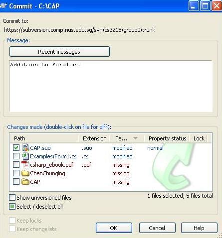 Crash Course In Using SVN