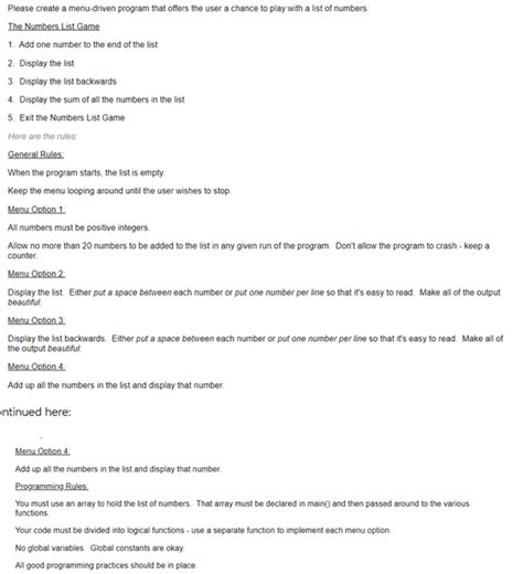Solved Here Is Pseudocode To Go Along Function Prototypes
