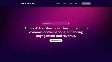 Archie Ai Reviews Details Pricing Core Features Use Cases Archie