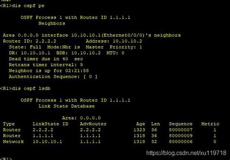 ospf学习 报文交互以及状态 ospf交互报文 csdn博客