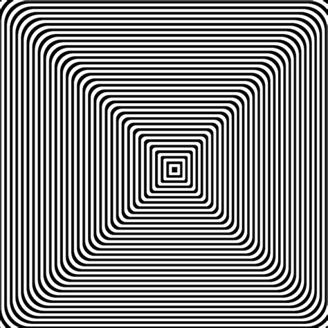Premium Vector Hypnotic Square Optical Illusion