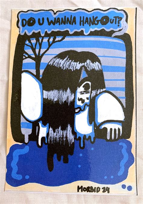 Kawaii Sadako ~ Creepy Cute Ringu Horror Art Print ~ 45 X 65 Small