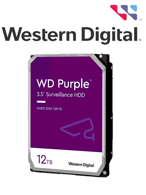 WESTERN DIGITAL WD121PURZ - Disco Duro 12 TB / Serie Purple