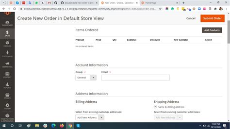 Issue Create New Order In Default Store View On Admin 30442 Fixed