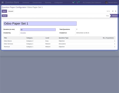 Odoo Question Paper Generator Questions Randomizer In Odoo Webkul