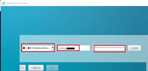 How To Log Into Tehama With The Teradici Pcoip Client Windows Os Tehama Help Center